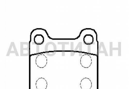 Колодки торм. mercedes-benz (124, 201, 202 ) HSB H