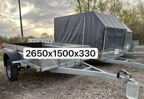 Прицеп легковой одноосный самосвальный 2650х1500