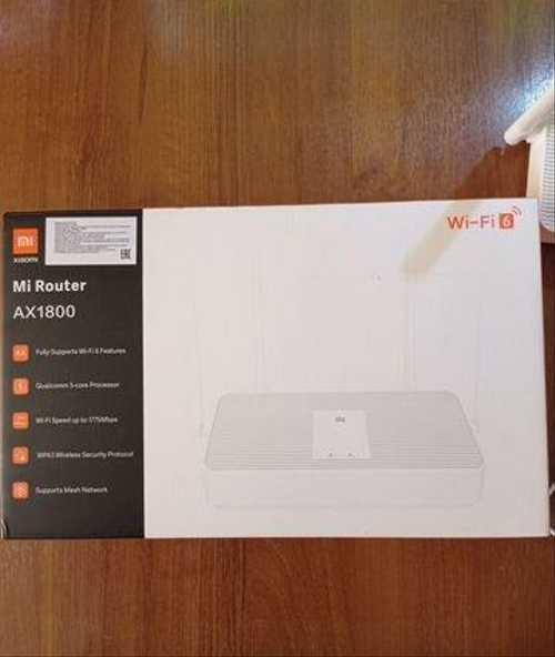 Wi-Fi роутер Xiaomi Mi Router AX1800