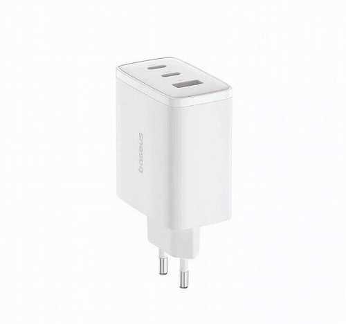 Сзу Baseus Cube Pro 65W 2 USB-C/USB-A, белый