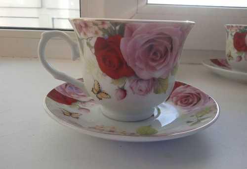 Чайный сервиз 6 пар Royal Porcelain фарфор