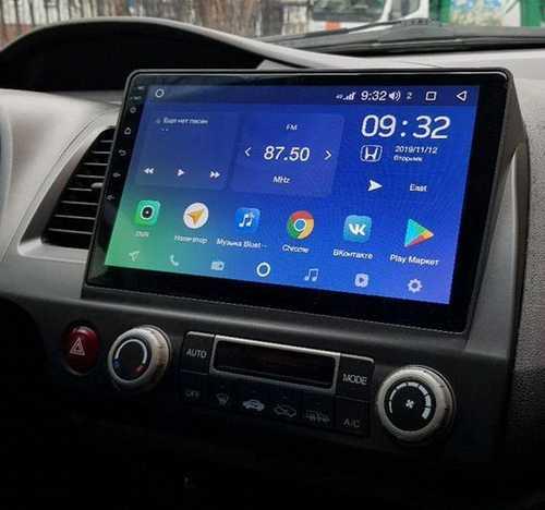 Штатная android магнитола Teyes CC3L 4/32Honda Civic