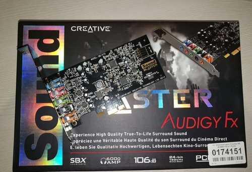 Звуковая карта creative sound blaster audigy fx