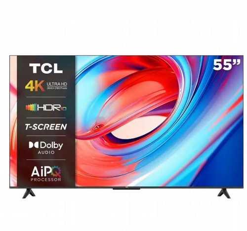 55" Телевизор TCL 55V6B, 4K Ultra HD, черный