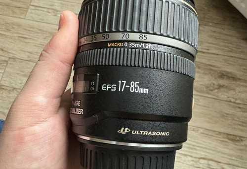 Объектив canon ultrasonic efs 17-85mm