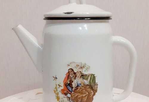 Чайник заварочный эмалированный СССР