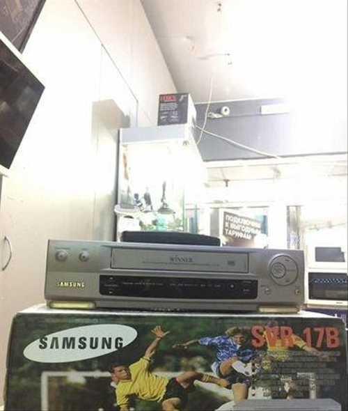 Видеомагнитофон samsung SVR-17B+пульт, коробка