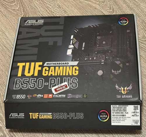Asus tuf gaming b550 plus