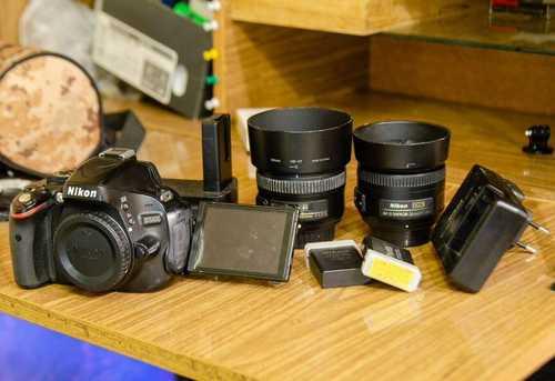 Фотоаппарат nikon d 5100, nikkor 50mm 1.8 и 35mm