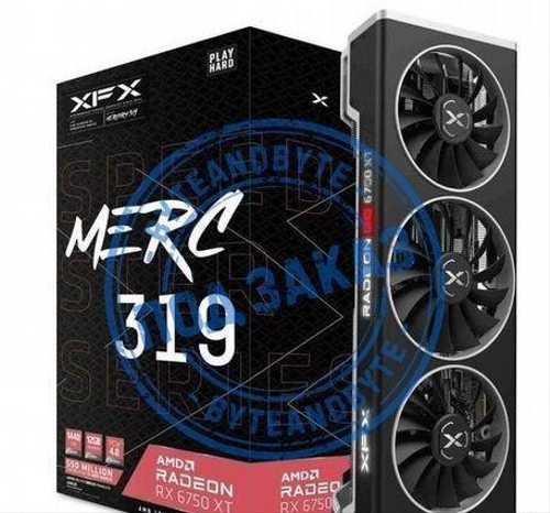 Видеокарта XFX Radeon RX 6750XT merc319 black