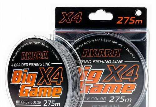 Шнур Akara Big Game Gray 275 м 0,40