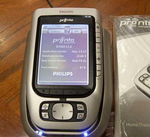 Пульт Philips Pronto SBC RU 960+RFX6500