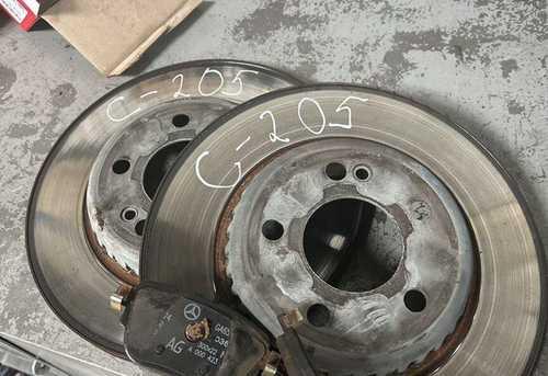 Задние тормозные диски на мерседес E 213