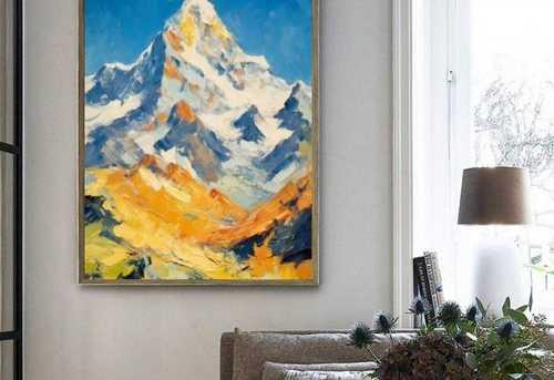 Картины с горой современная живопись со скалой