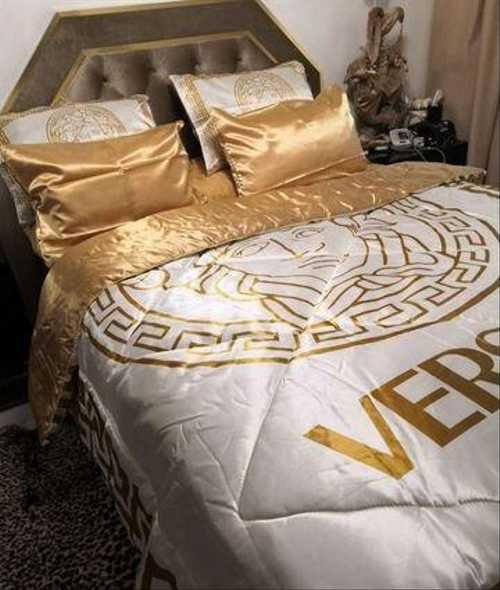 Комплект белья с одеялом-покрывалом Versace, eвро