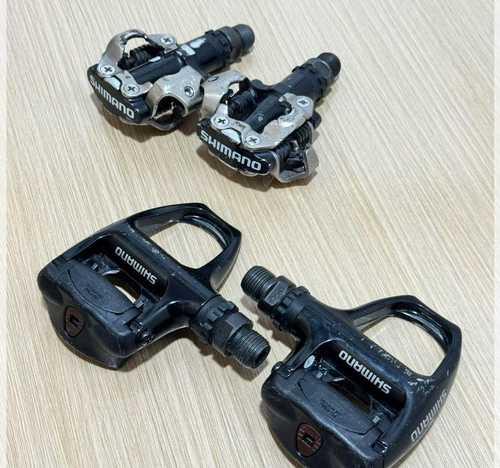 Контактные Педали Shimano M520, R540