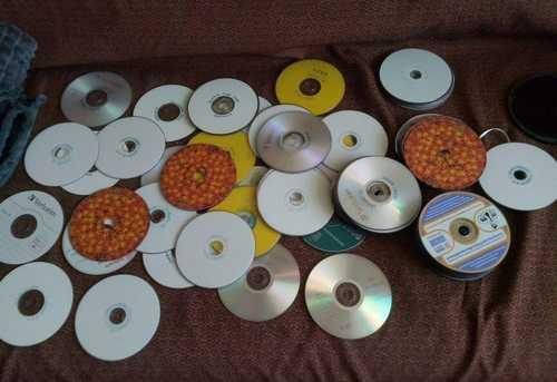 Диски cd-r Dvd-r - много на фото не поместились