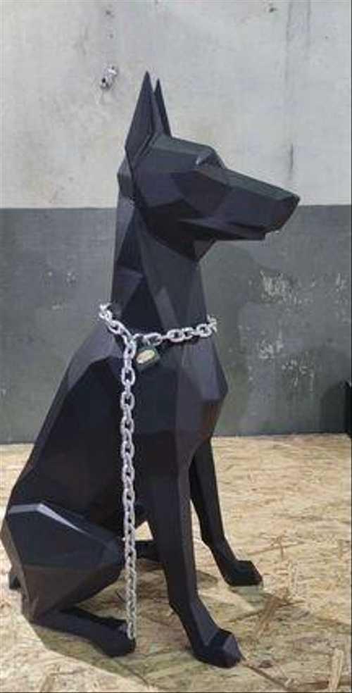 Собака из металла