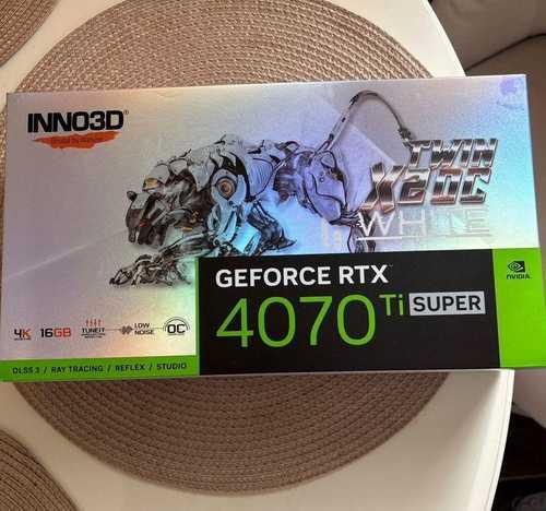 Видеокарта inno3D RTX 4070 TI super twin X2 OC