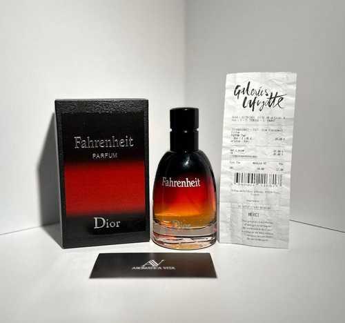 Dior Fahrenheit Parfum 75ml - Оригинал