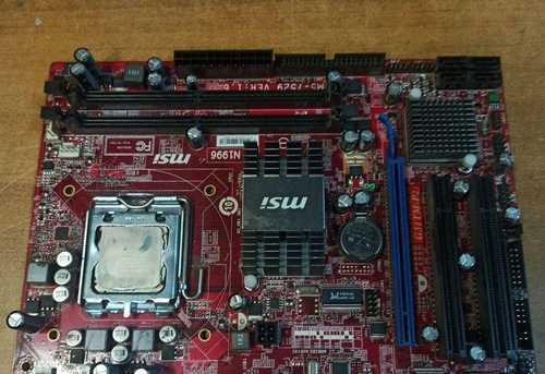 Материнская плата msi ms-7529 ver:1.6 775 socket