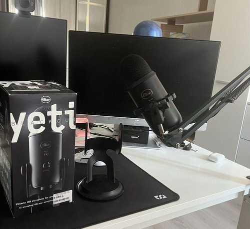 Микрофон blue yeti blackout