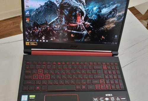 Игровой ноутбук 15.6" Acer Nitro 5 AN515-54, 512 ГБ, Core i7-9750H, RAM 16 ГБ, GeForce RTX 2060 6 ГБ
