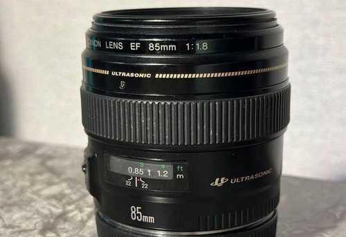 Объектив Canon EF 85mm F 1.8 USM