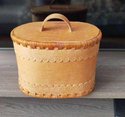 Хлебница из бересты
