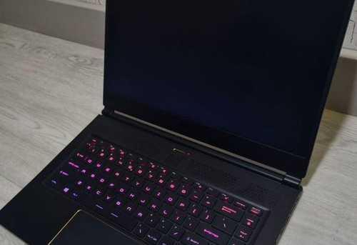 Msi игровой msi gs65 stealth gtx1660ti ноутбук