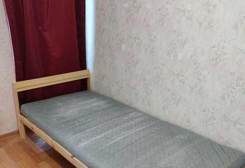 Кровать 90х200 IKEA С матрасом