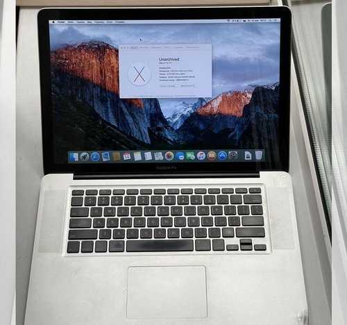 Apple macbook pro 15