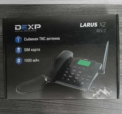 Стационарный сотовый телефон dexp Larus X2 rev.2