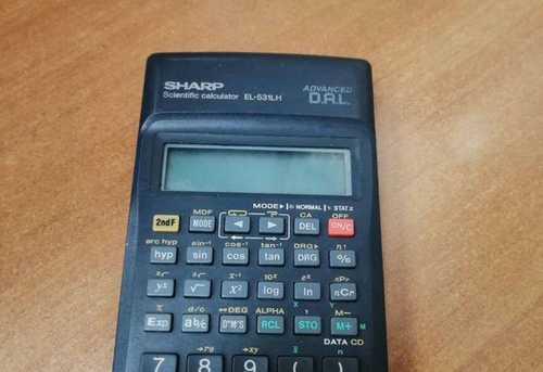 Винтажный калькулятор Sharp EL-531LH