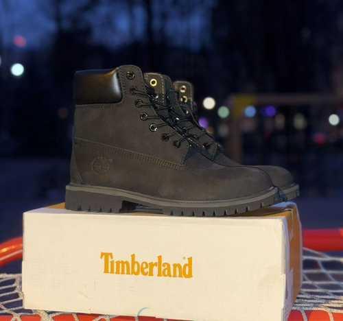 Ботинки timberland 6 inch premium черные