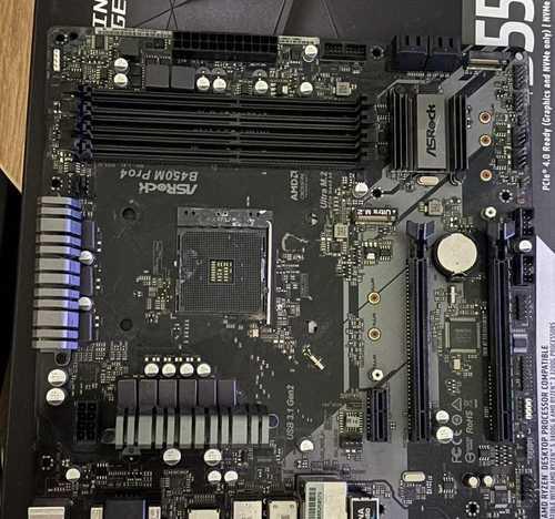 Материнская плата asrock b550m pro4