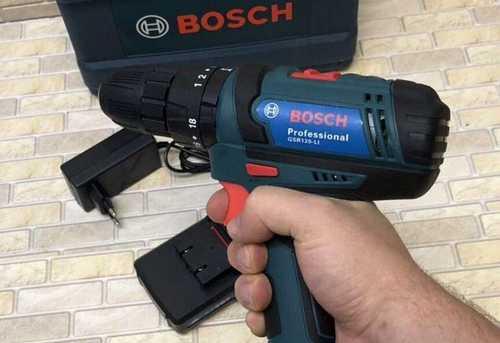 Дрель шуруповерт bosch 10мм/26В аккумуляторный