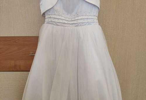 Платье выпускное белое