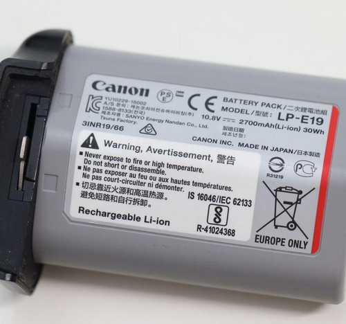 Акумулятор Canon LP-E19 оригинал