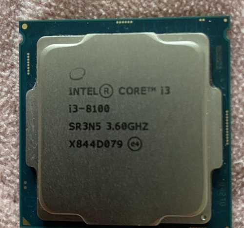 Процессор intel i3 8100