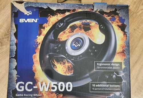 Игровой руль sven gc w500