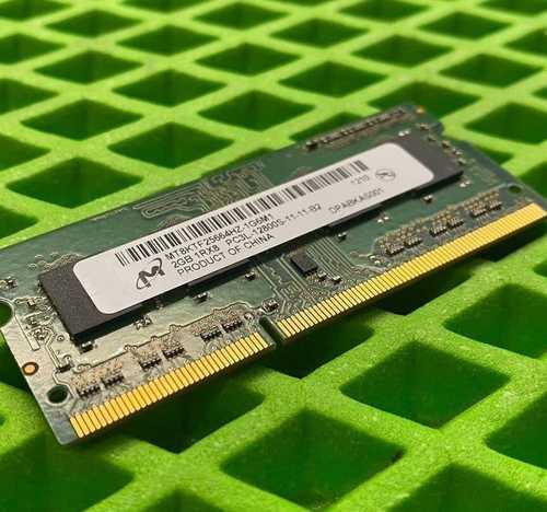 Озу RAM Micron DDR3L 12800S 2GB Универсальная