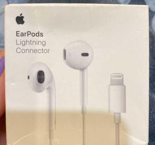 Наушники apple earpods lightning