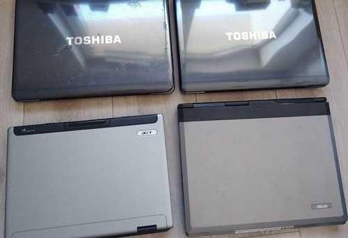 Ноутбуки Aser, Asus, Toshiba