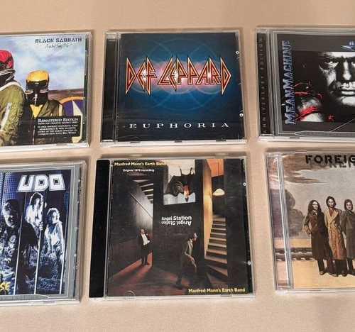 CD диски. Black Sabbath, UFO, Def Lepard