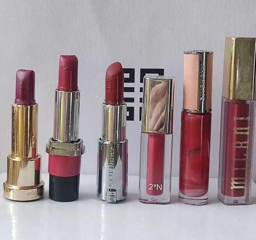 Помада Sisley, guerlain, givenchy, milani