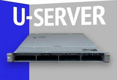 Сервер HP DL360 G9 4L 2*90v4 HiP 512G P440ar 2*800