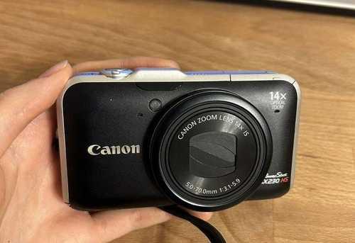 Компактный фотоаппарат Canon Powershoot sx230 hs