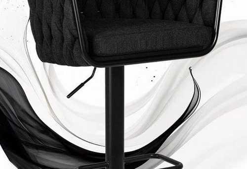 Дизайнерский барный стул moncler черная ткань
