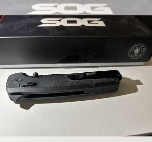 Нож SOG terminus XR Black сталь D2